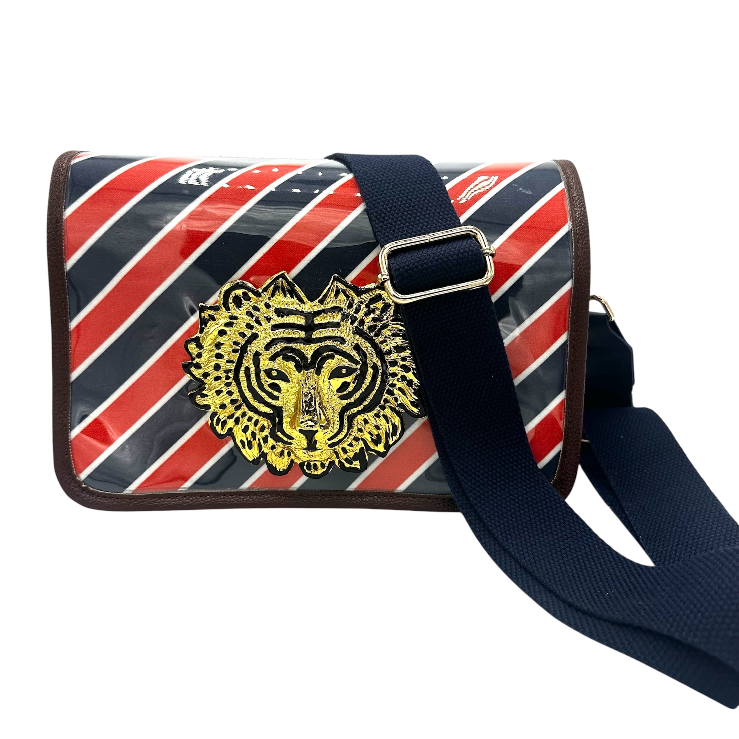 Solid Navy Stadium Bag Strap – Garland Bags
