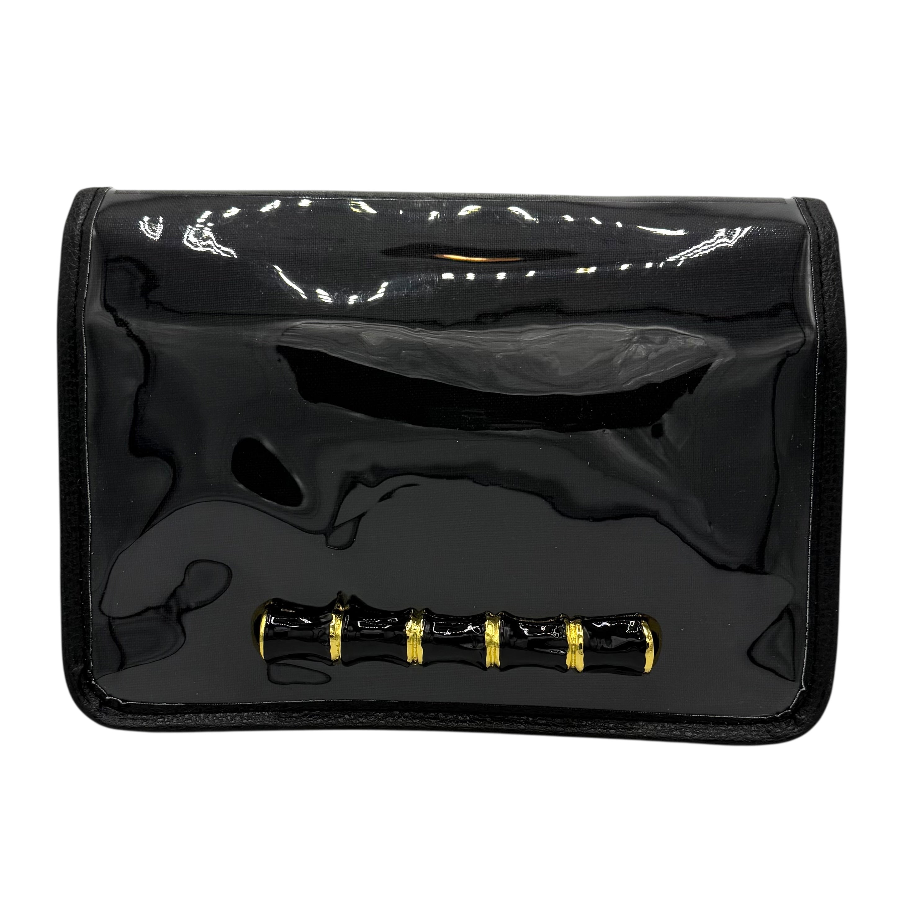 Black Clear Stadium Bag with Black Bamboo Stick – Garland Bags