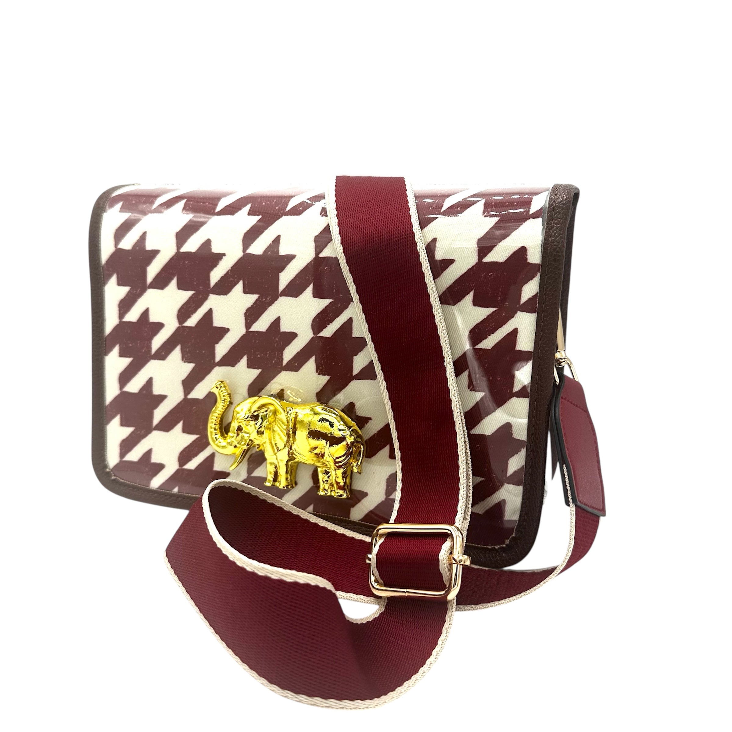 Crimson and Ivory Stadium Bag Strap – Garland Bags